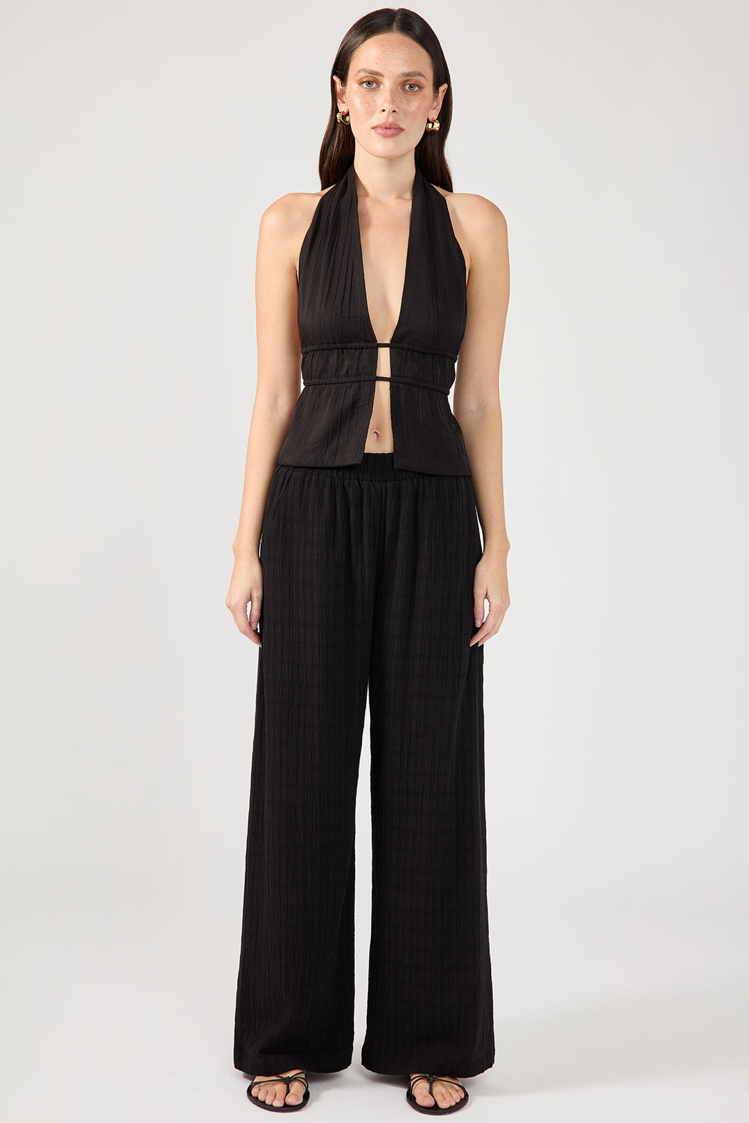 Perfect Stranger Beach Pant Black