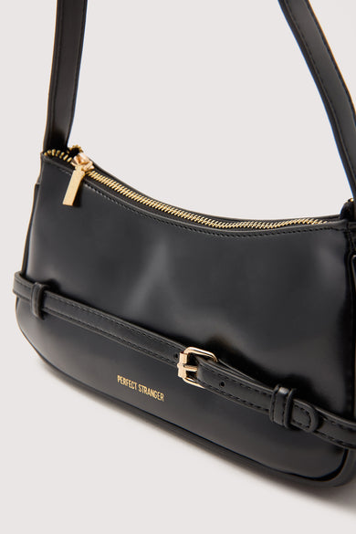 Perfect Stranger Selene Mini Buckle Handbag Black