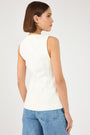 Perfect Stranger Menorca Long Line Vest White