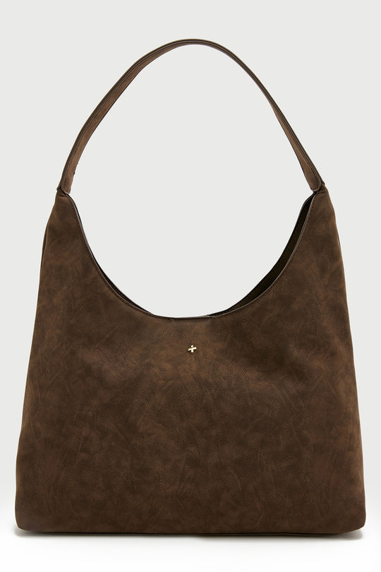 Peta + Jain Jami Tote Bag Choc Suede PU – Perfect Stranger
