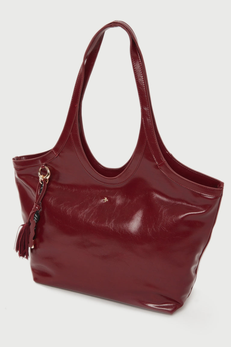 Peta + Jain Lola Tote Bag Burgundy – Perfect Stranger